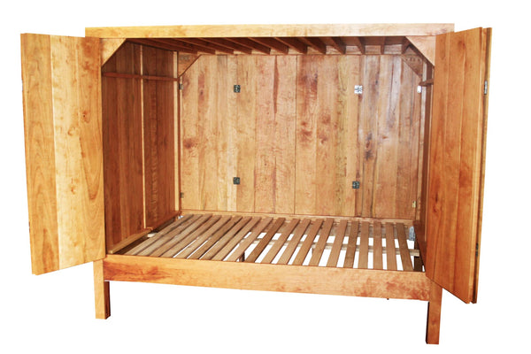 Enclosed Box Bed with Doors on Both Dides CcRnV90 - Solid Custom Heirlooms